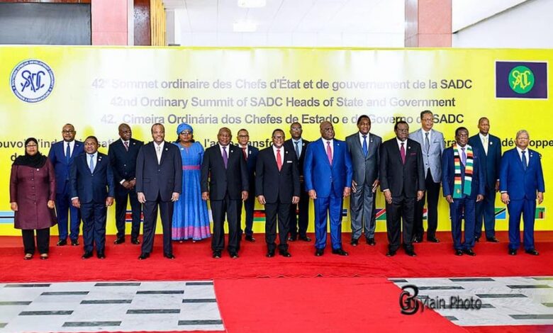 Communiqué Of The 42nd Ordinary Summit Of SADC Heads Of State And ...